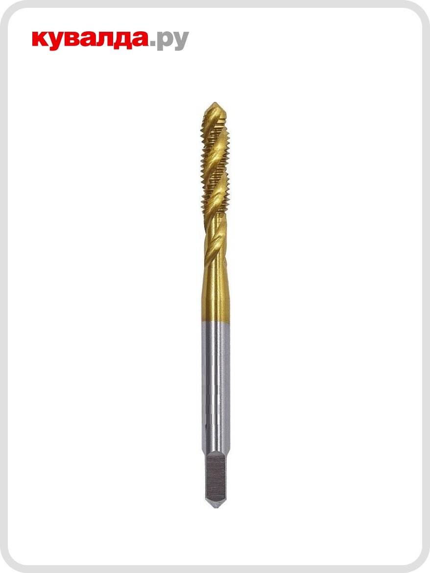 Метчик Профоснастка №419 Эксперт М6,0*1,0 HSS M2 TIN ISO529 глух отв однопроходн.