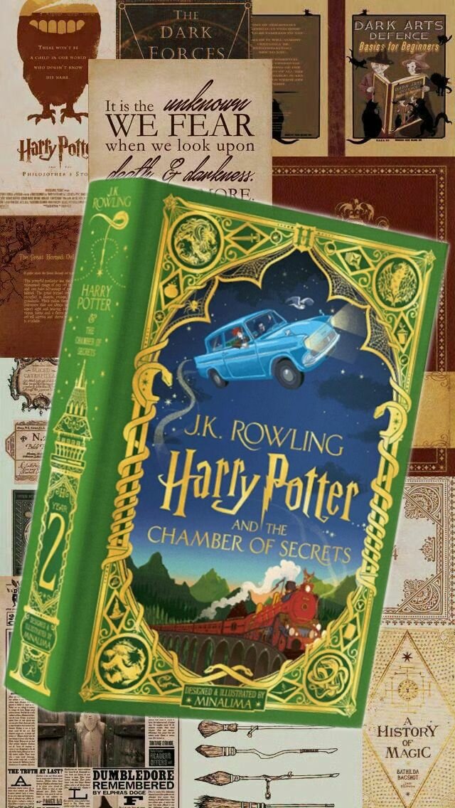 Английская полноцветная интерактивная книга Джоан Роулинг Миналима о Гарри Поттере в твердом переплете