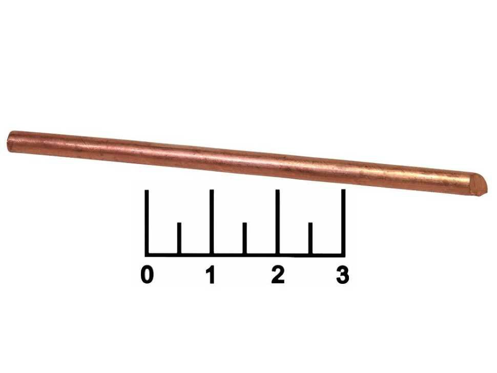 Жало 4мм медное D48S (срез)