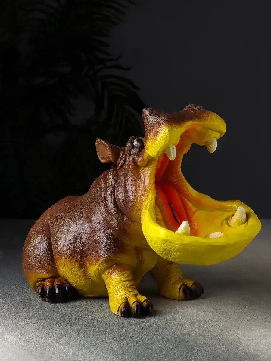 Копилка Бегемот 14х32х17 см