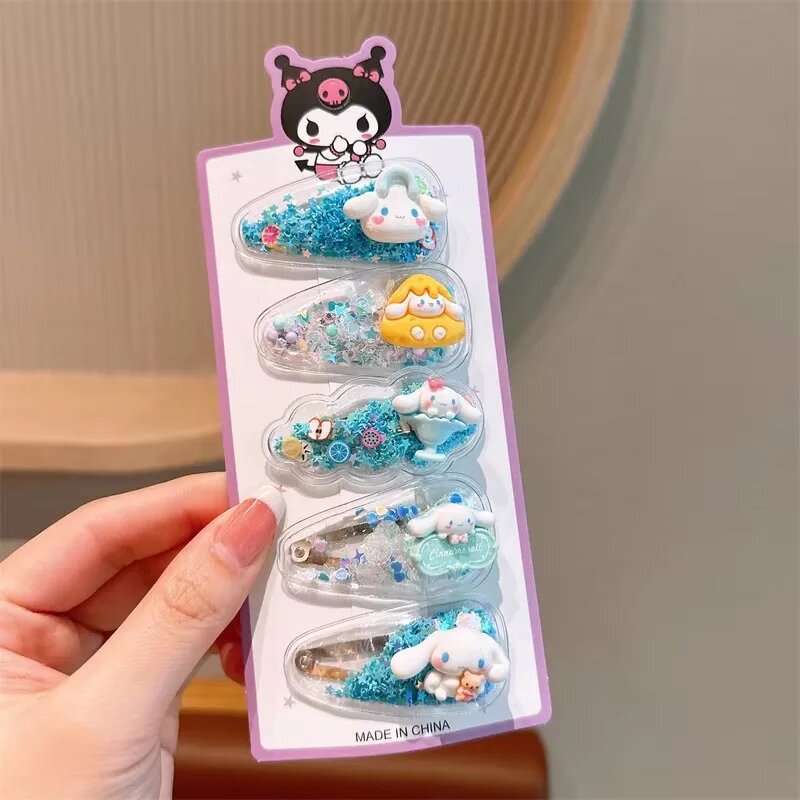 Набор заколок для волос MINISO Sanrio Kuromi Cinnamoroll My Melody