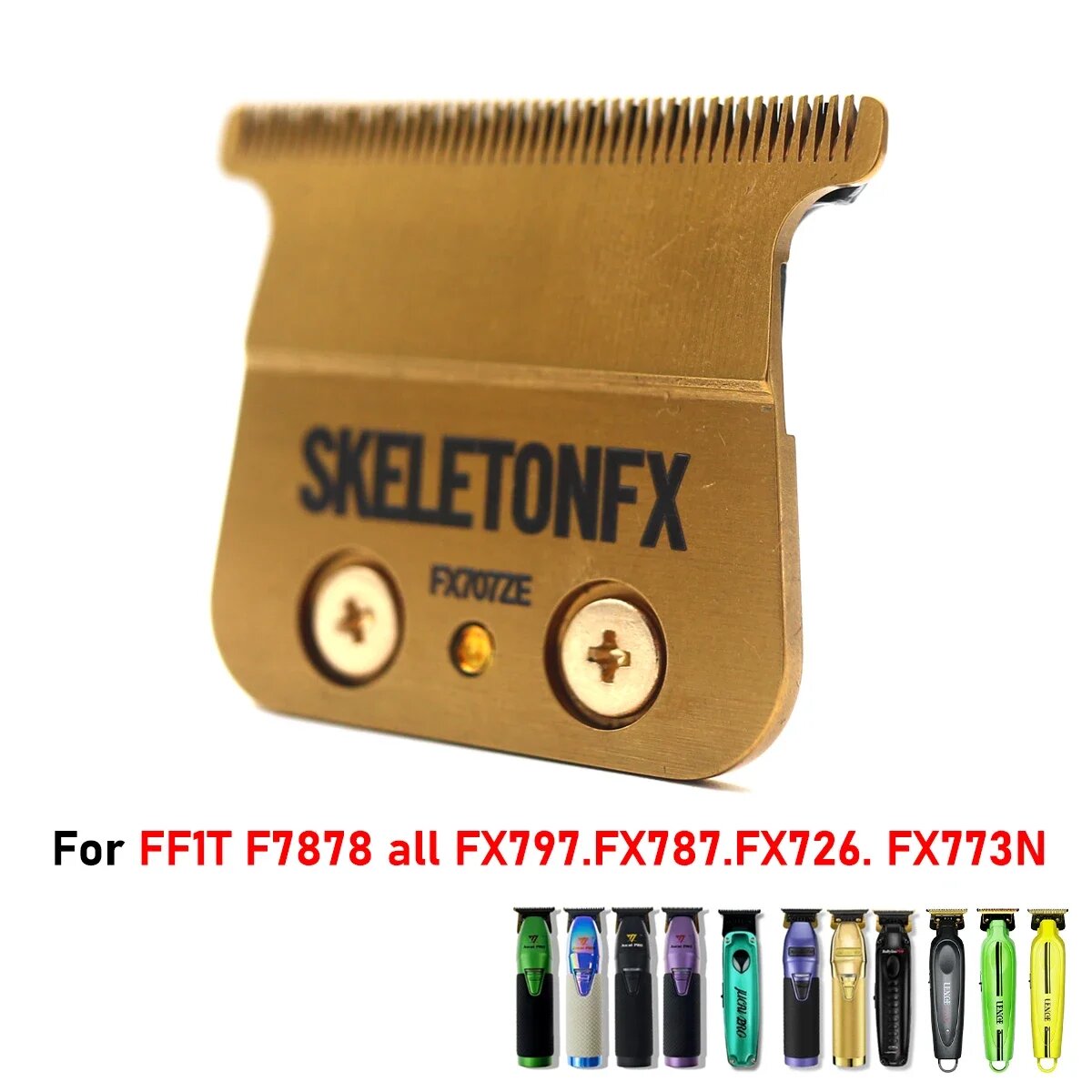 Лезвие для машинки для стрижки JUCAI F7878 из нержавеющей стали Golden Blade