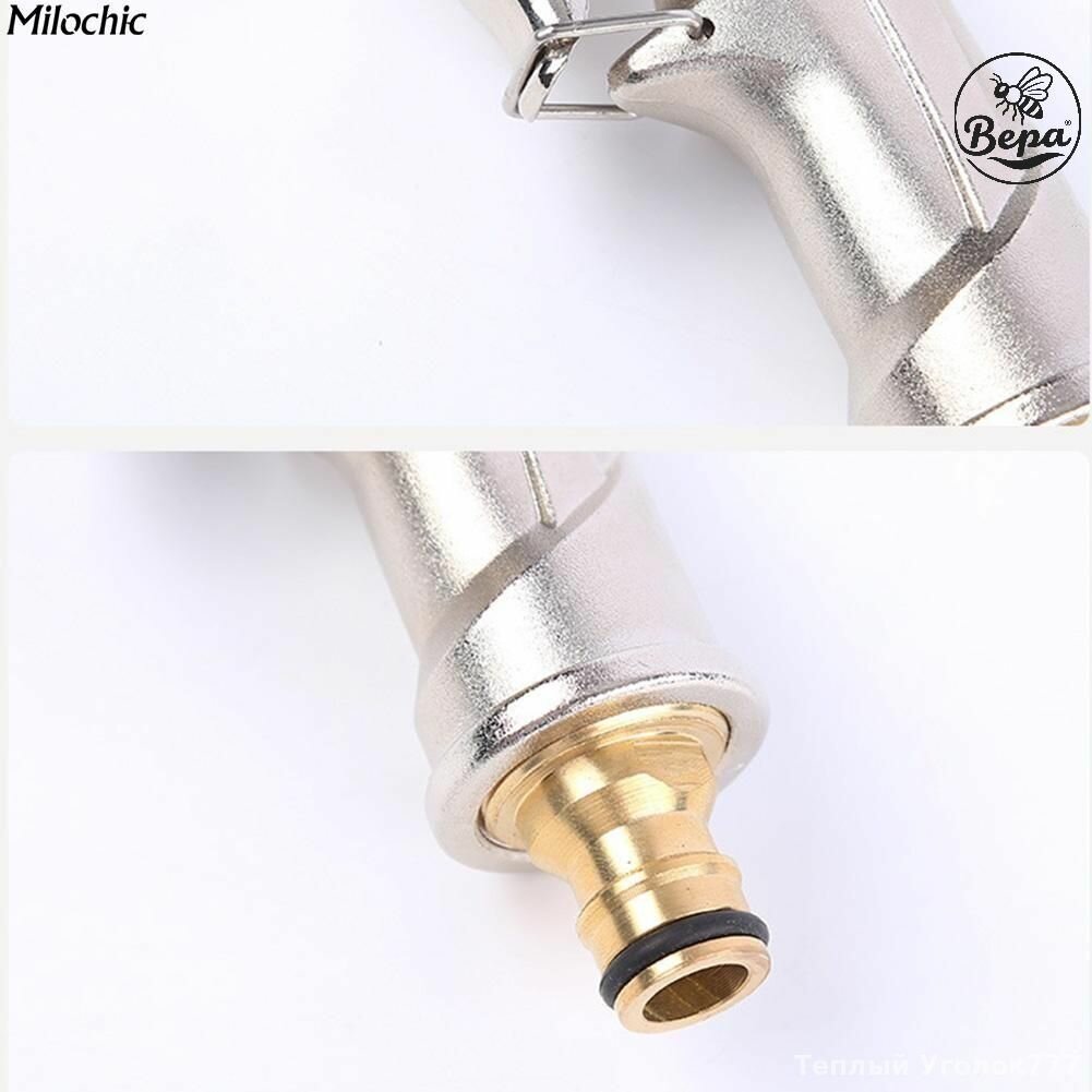 Гальванический матовый цельнометаллический алюминиевый с медным покрытием бытовой водяной пистолет для мойки автомобилей высокого давления, садовые инструменты