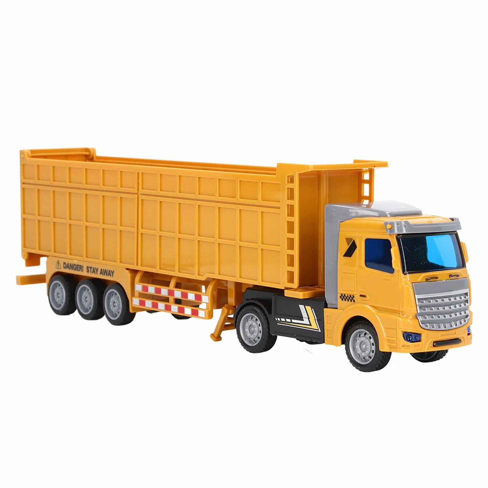 Модель контейнерного грузовика 1:48, развивающая игрушка для детей от 3 лет, высококачественный ABS, многофункционально