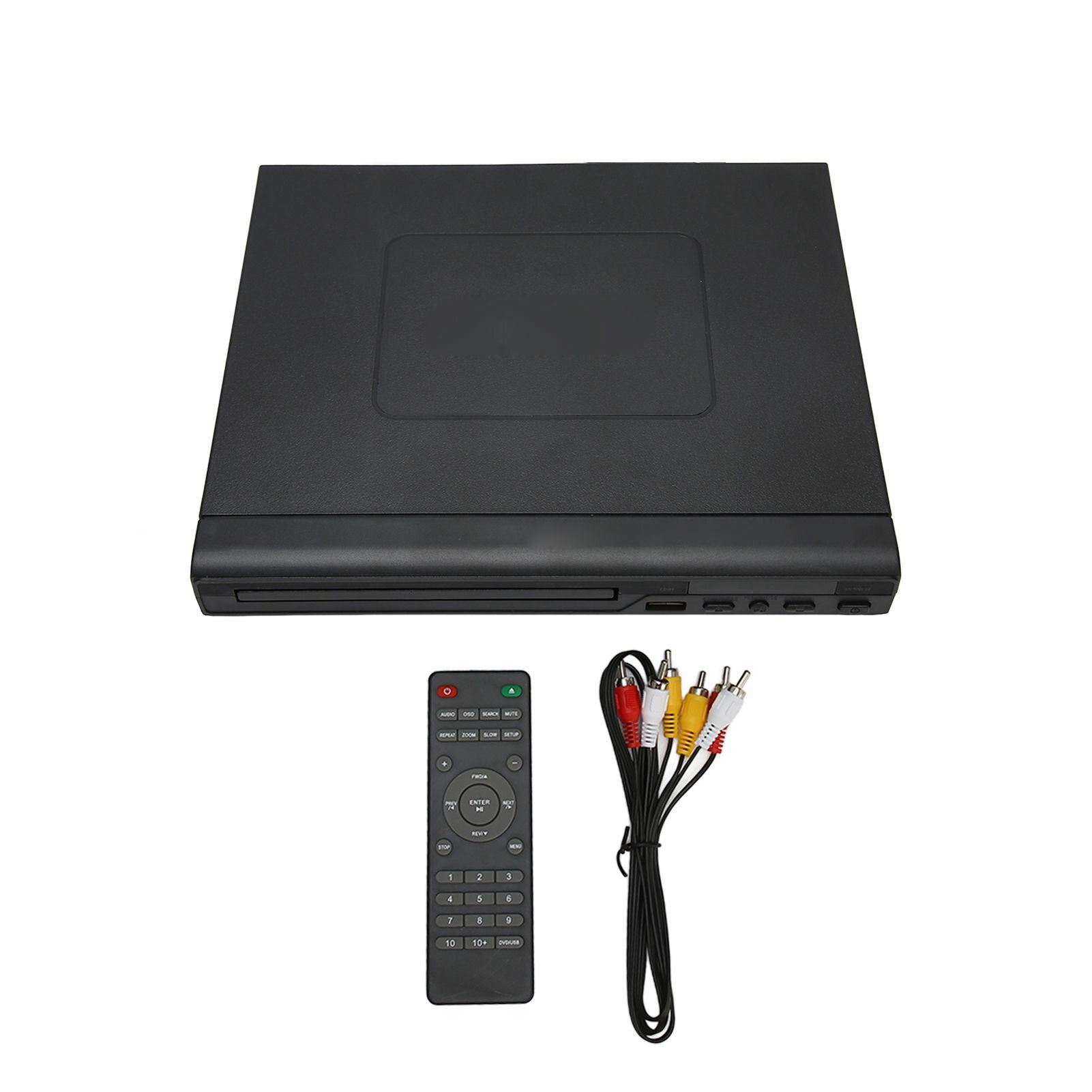 Мини HD DVD-плеер со встроенным PAL NTSC, интерфейсом USB 2.0, пультом дистанционного управления, домашний CD-плеер, совместимый с телевизором