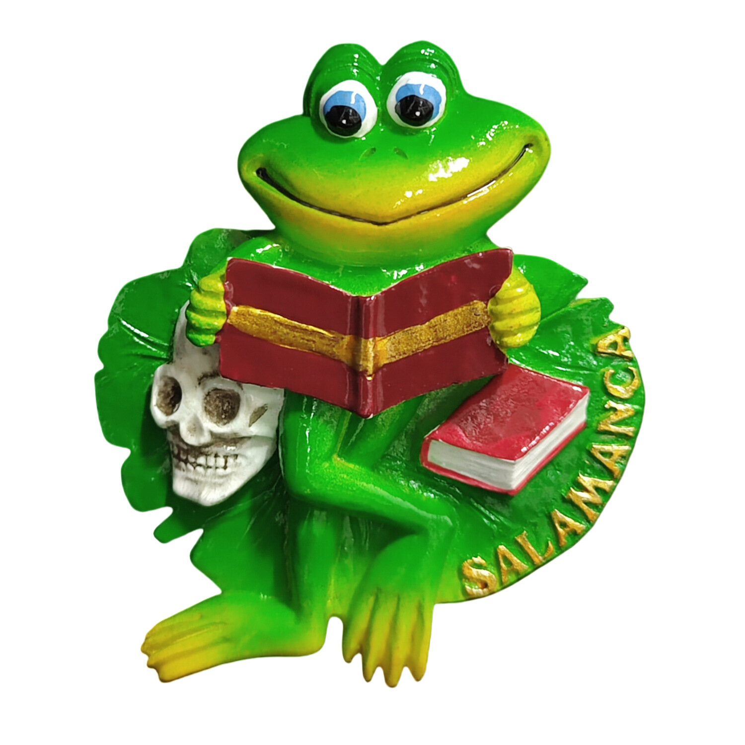 Магнит на холодильник из смолы "Саламанка" 3D, уникальный испанский сувенир с рисунком книги и листа, декоративный магнит для кухни, офиса и холодильника.