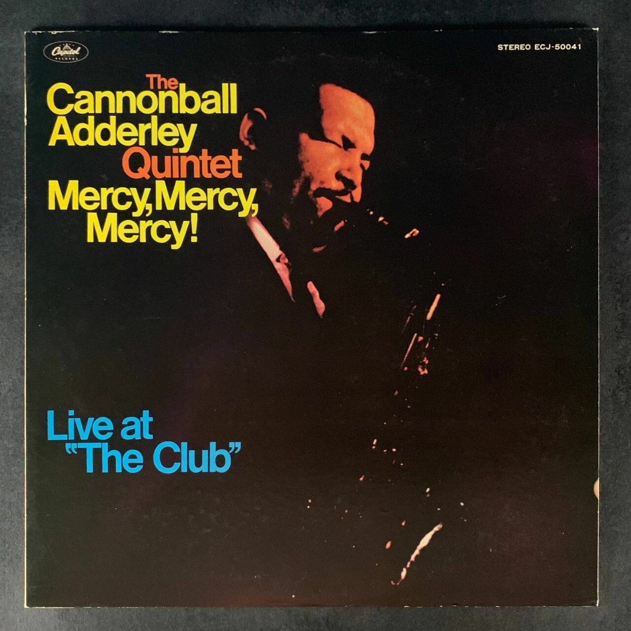 The Cannonball Adderley Quintet - Mercy, Mercy, Mercy! - Live At "The Club"(б/у виниловая пластинка, LP)