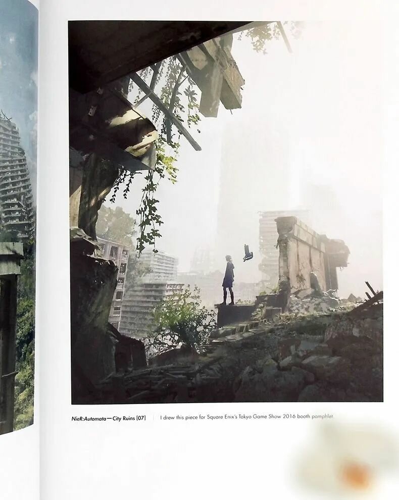 Книга по стратегии игры : Nier Art Koda Kazuma Works Kazuma Koda