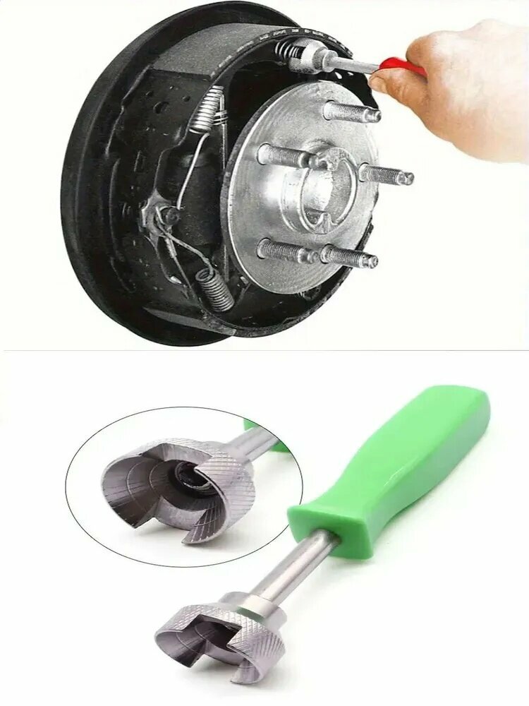 Инструменты для ремонта пружин автомобильных барабанных тормозов при установке и снятии