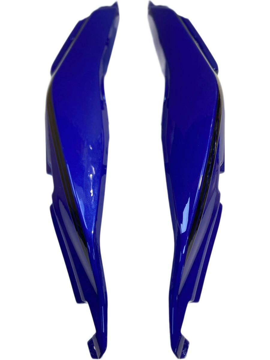 Пластик боковой под сиденье задний синий пара Альфа RS