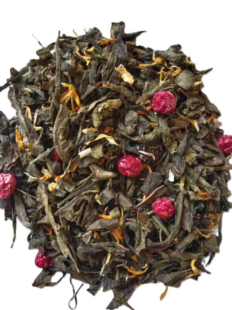 Чай зеленый ароматизированный "Полет дракона", гу-шу сенча, 100 гр