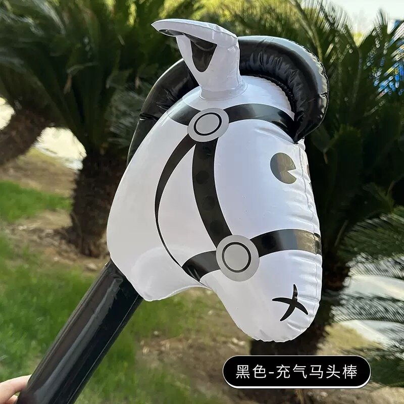 Надувной конь Hobby Horse, для хоббихорсинга, 1-18 лет, коричневая — фото 1