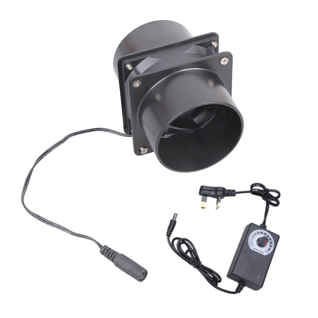 Вытяжной Вентилятор 80 мм 12V 0.4A Комплект Вытяжного Вентилятора для Пайки Вытяжной Вентилятор с Регулировкой Скорости Для Нагрева