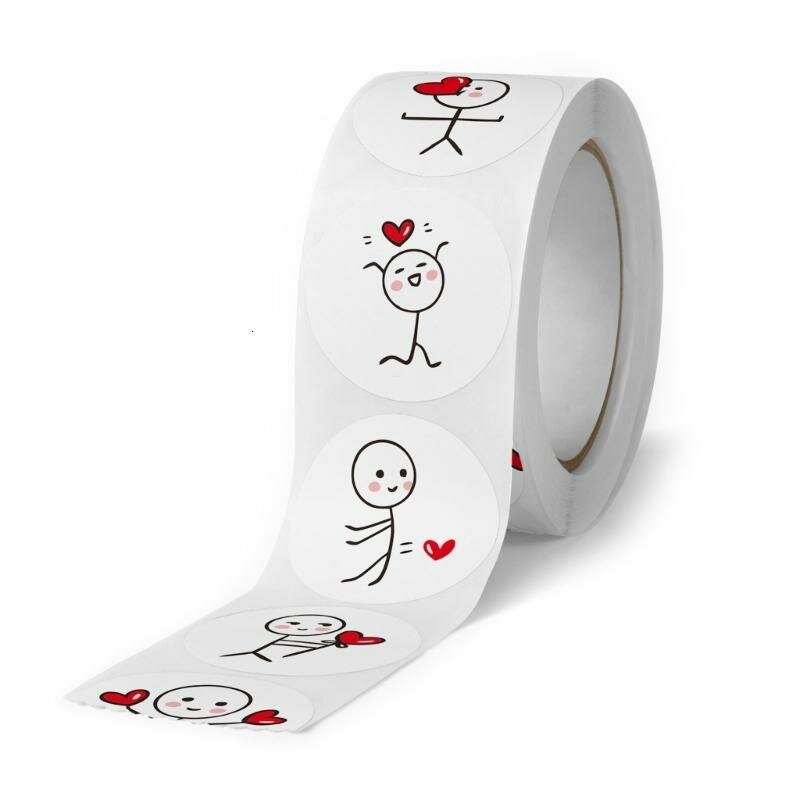 Наклейки «Человечки из спичек», 500 шт./упаковка, 500шт