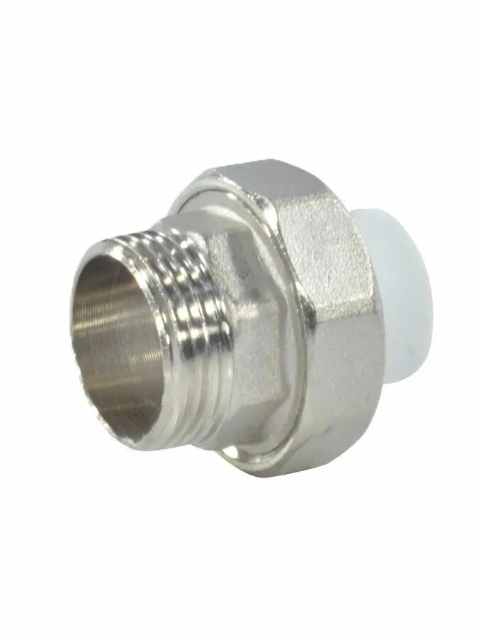 Муфта PP-R комбинированная разъемная белая Дн 20х1" НР RTP (РосТурПласт) 10639