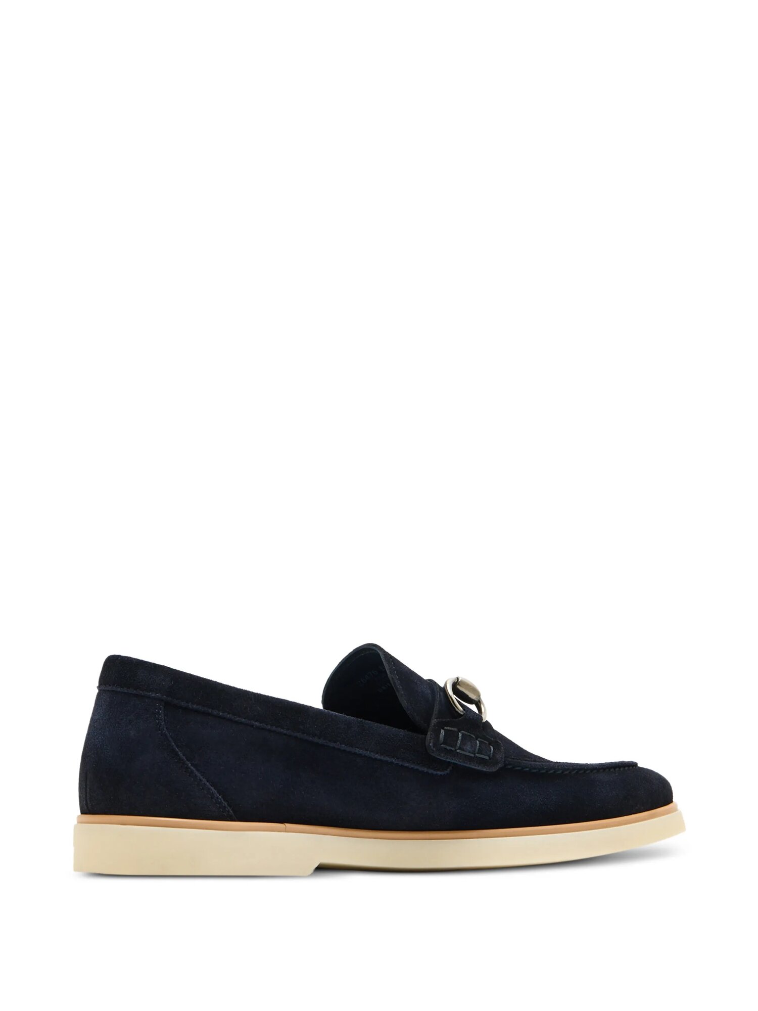 Лоферы MAGNANNI Topstitched suede loafers, размер 41, blue — фото 1