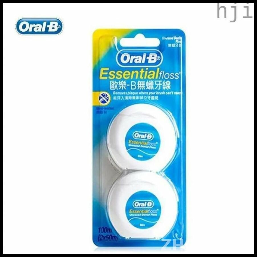 Самый популярный в 2025 годуOral B Плоская зубная нить без воска (100 метров)
