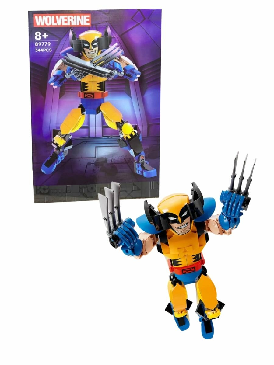 Конструктор Фигура Росомаха 344 детали / 89779