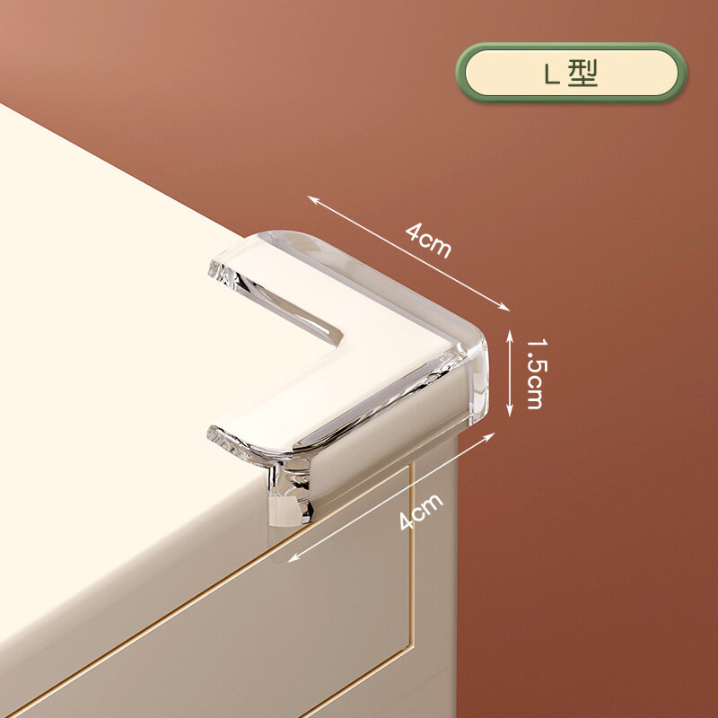 Детский прозрачный защитный уголок от ударов, защитный уголок для мебели, мягкая кромка для кофейного стола, ПВХ защитный чехол