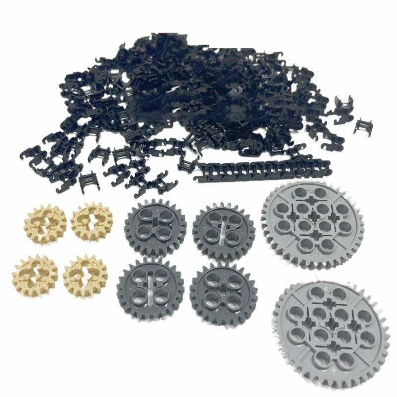 Строительные блоки зубчатых колес научно-технического оборудования - E цепной мешок + 2 зуба по 40.4 24 зуба.4 прямых колеса с 16 передачами