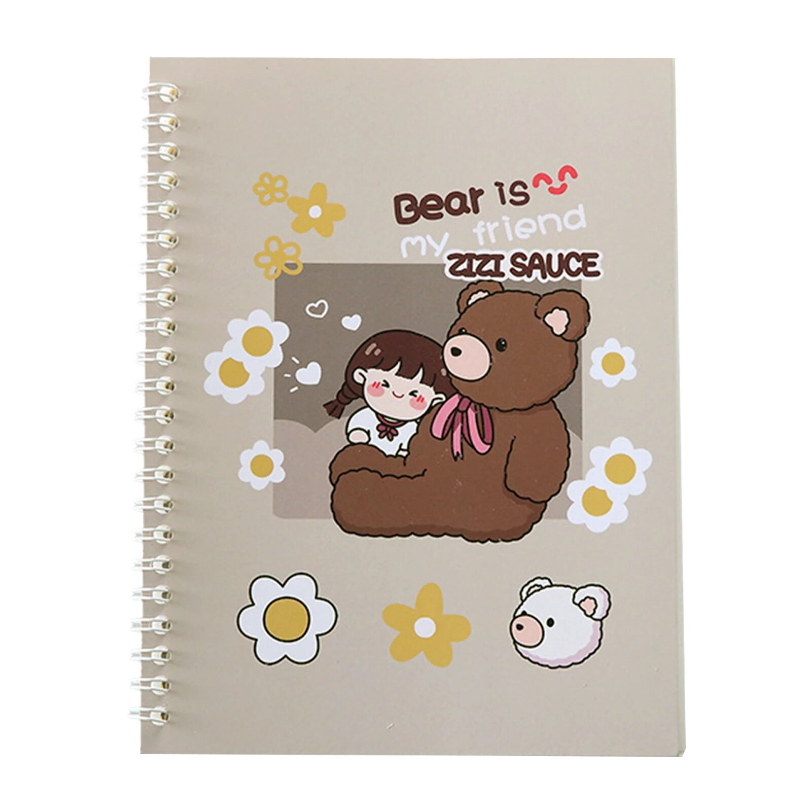 Блокнот "Bear is my friend" ZIZI SAUCE, цвет B