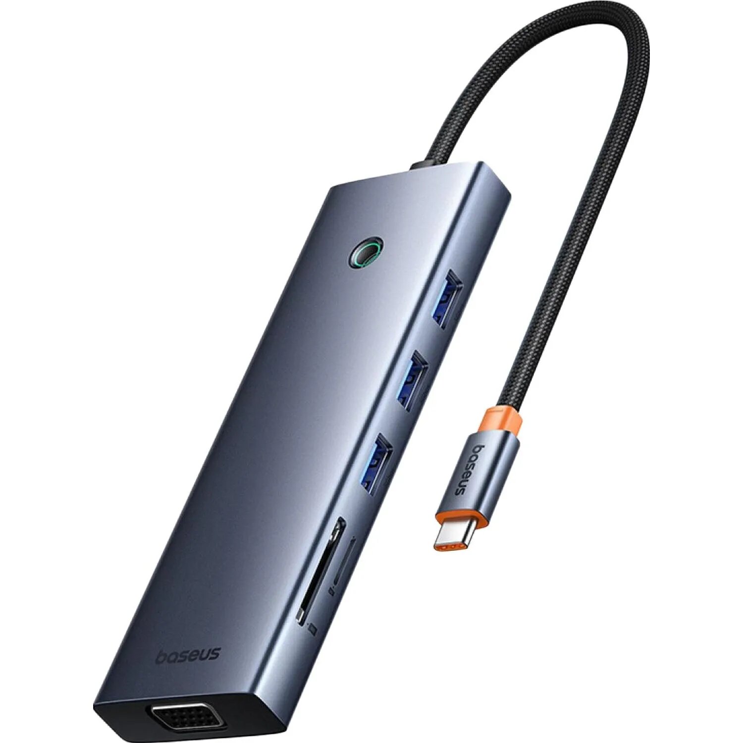 Разветвитель USB Baseus UltraJoy 10-Port Sp.Grey Type-C B0005280C811-00