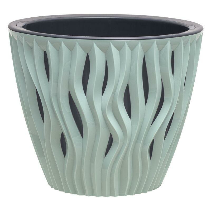 Кашпо вдохновение 1.6Л нефрит 155*128 ВМС