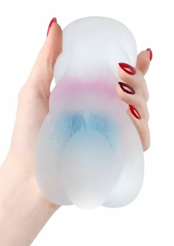 Мастурбатор для мужчин реалистичный TOYFA Juicy Pussy Crystal Wave