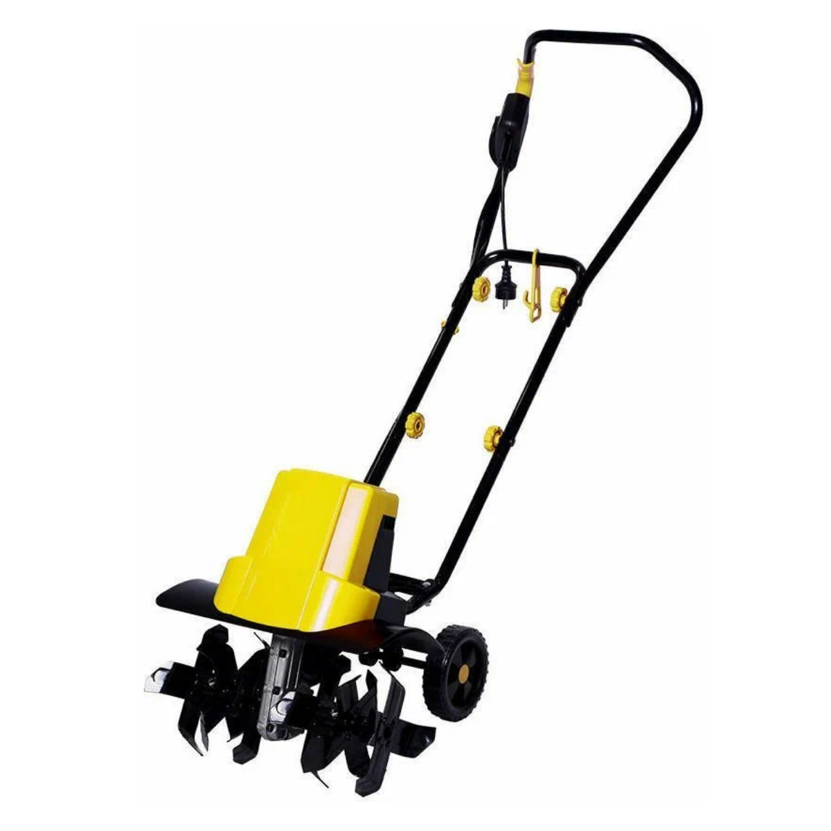 Культиватор электрический Huter EMC-1600 черно-желтый, 1600 Вт (2,18 л. с.), 380 об/мин