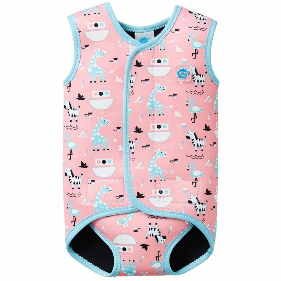Гидрокостюм-обертыш Baby Wrap Splash About размер L, розовые джунгли