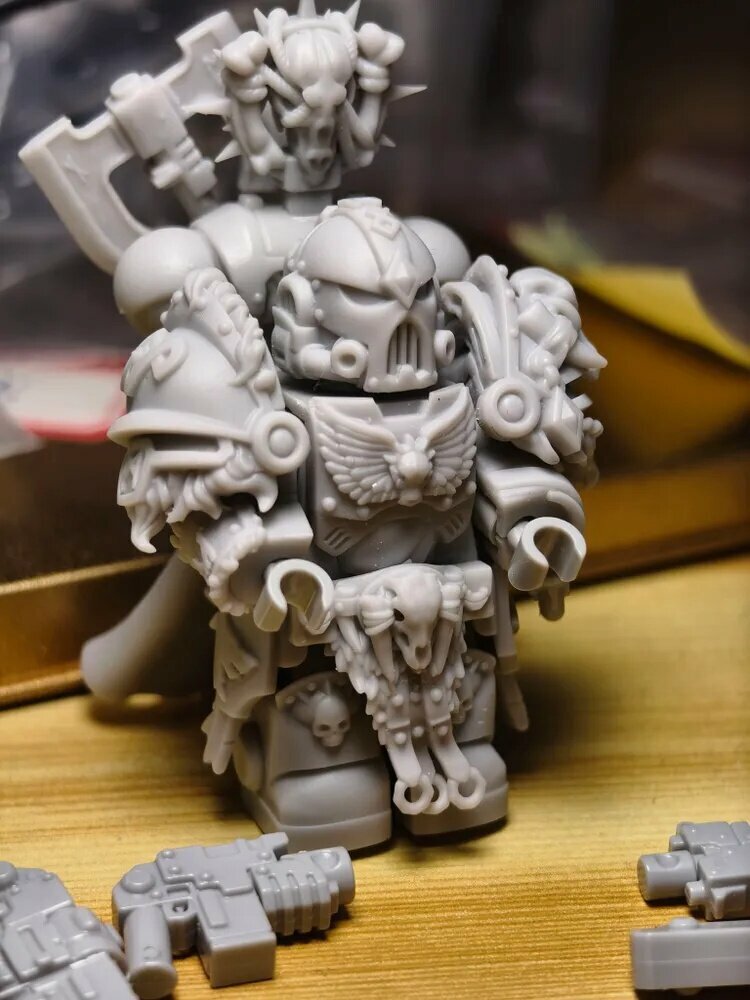 3D-печать минифигурки Боевой молот 40000 / Warhammer 40000(40K) , Space Wolves/ совместимы с легo конструкторами/YY0008