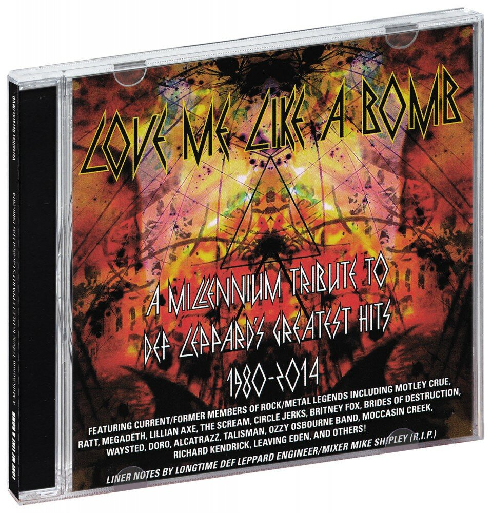 Various. Love Me Like A Bomb (A Millennium Tribute To Def Leppard's Greatest Hits 1980-2014) (CD) (СД диск, CD Box)