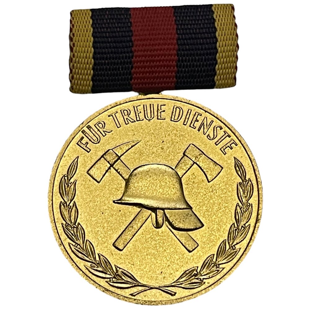 Германия (ГДР), медаль "За верную службу в добровольной пожарной части" III ст. 1978-1990 гг.