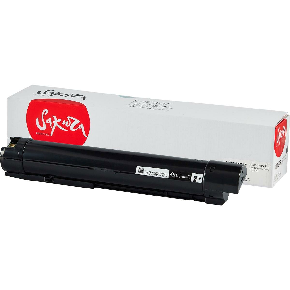 Картридж SAKURA 106R03745 черный для Xerox VersaLink C7020/C7025/C7030 совместимый (23.6К) (SA106R03745)