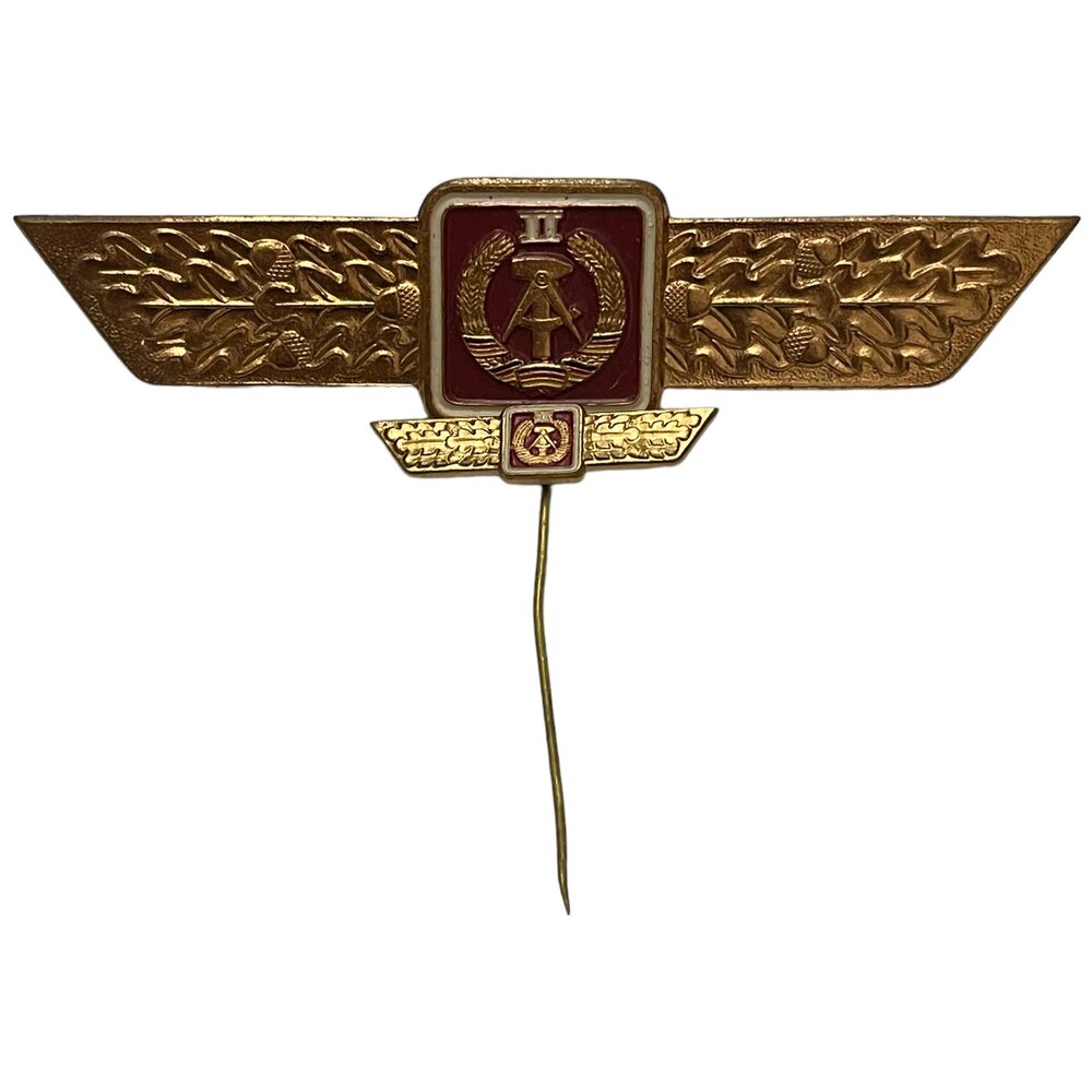 Общевойсковой знак классности, II класс с миниатюрой ГДР 1962-1985 гг.