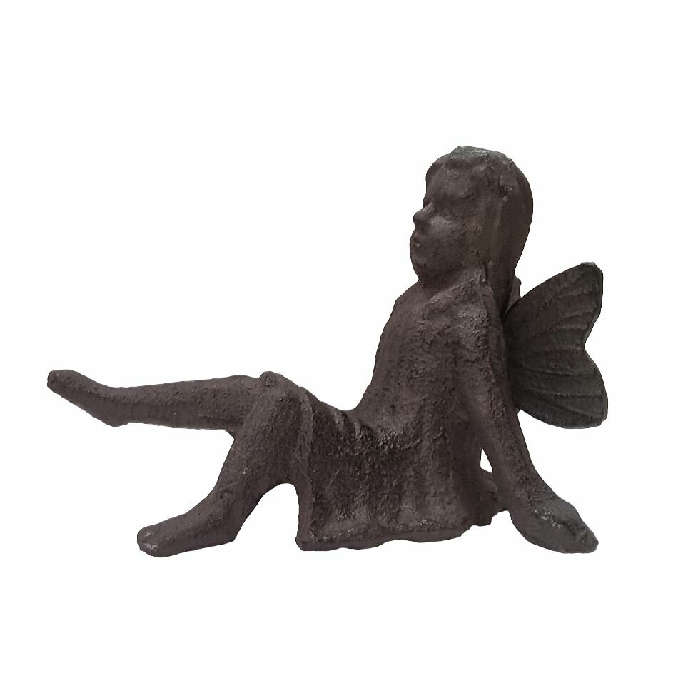 Фигурка Iron Garden "Девочка-Эль", декоративная, чугун, 14х9х9 см