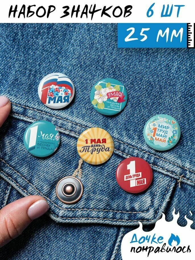 Значки на рюкзак с 1 мая