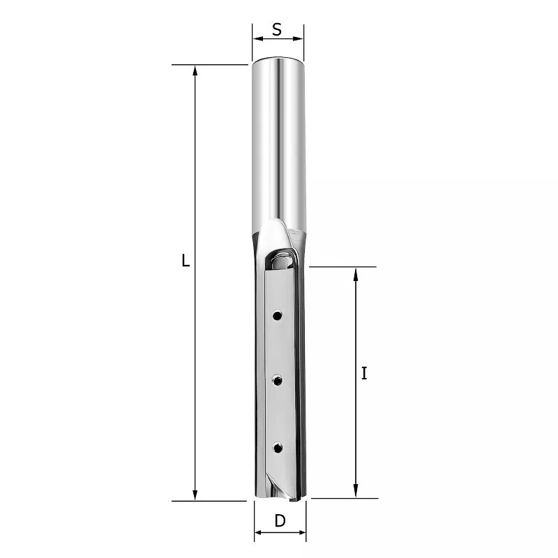 Фреза прямая со сменным ножом Durocut D=12x50x100 S=12 Rotis 181125012