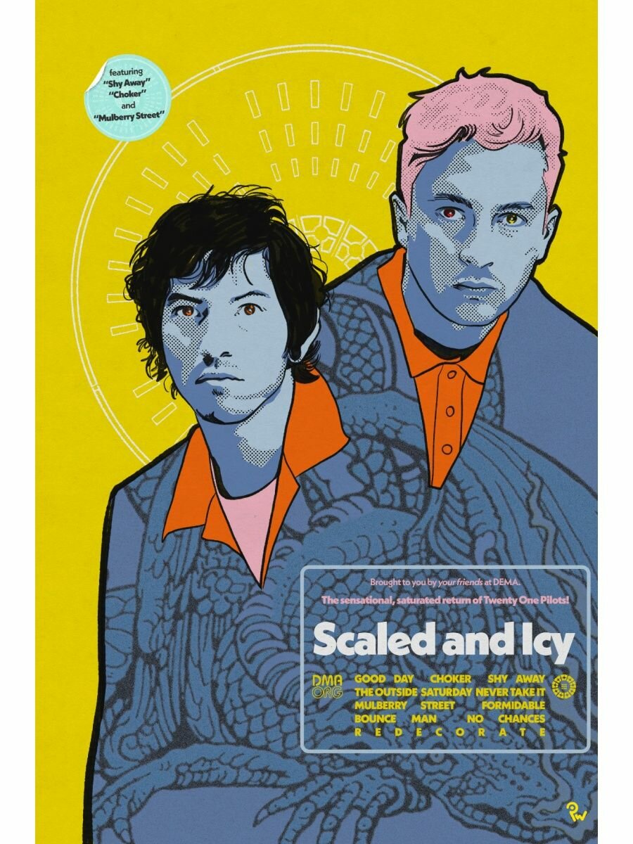 Постер "Twenty One Pilot (Scaled and Icy)"