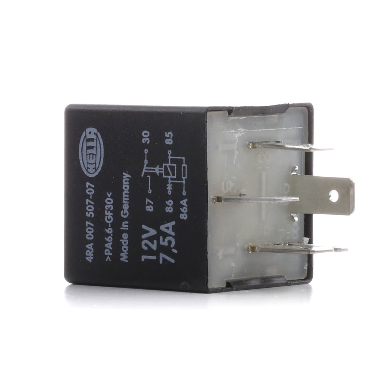 Реле универсальное для автомобиля, HELLA 4RA 007 507-071 (1 шт.)