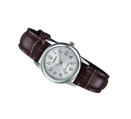 Наручные часы CASIO Collection, коричневый, серебряный — фото 1