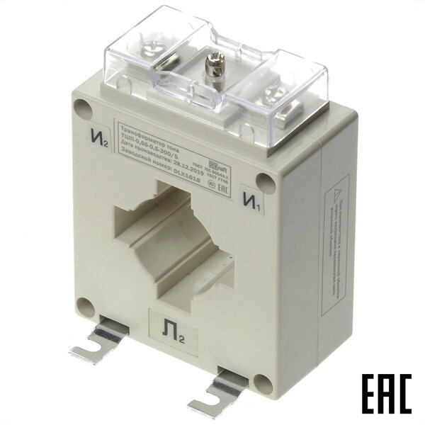 Трансформатор тока ТШП-0,66-40 50140DEK 400/5-0,5-5ВА без шины DEKraft