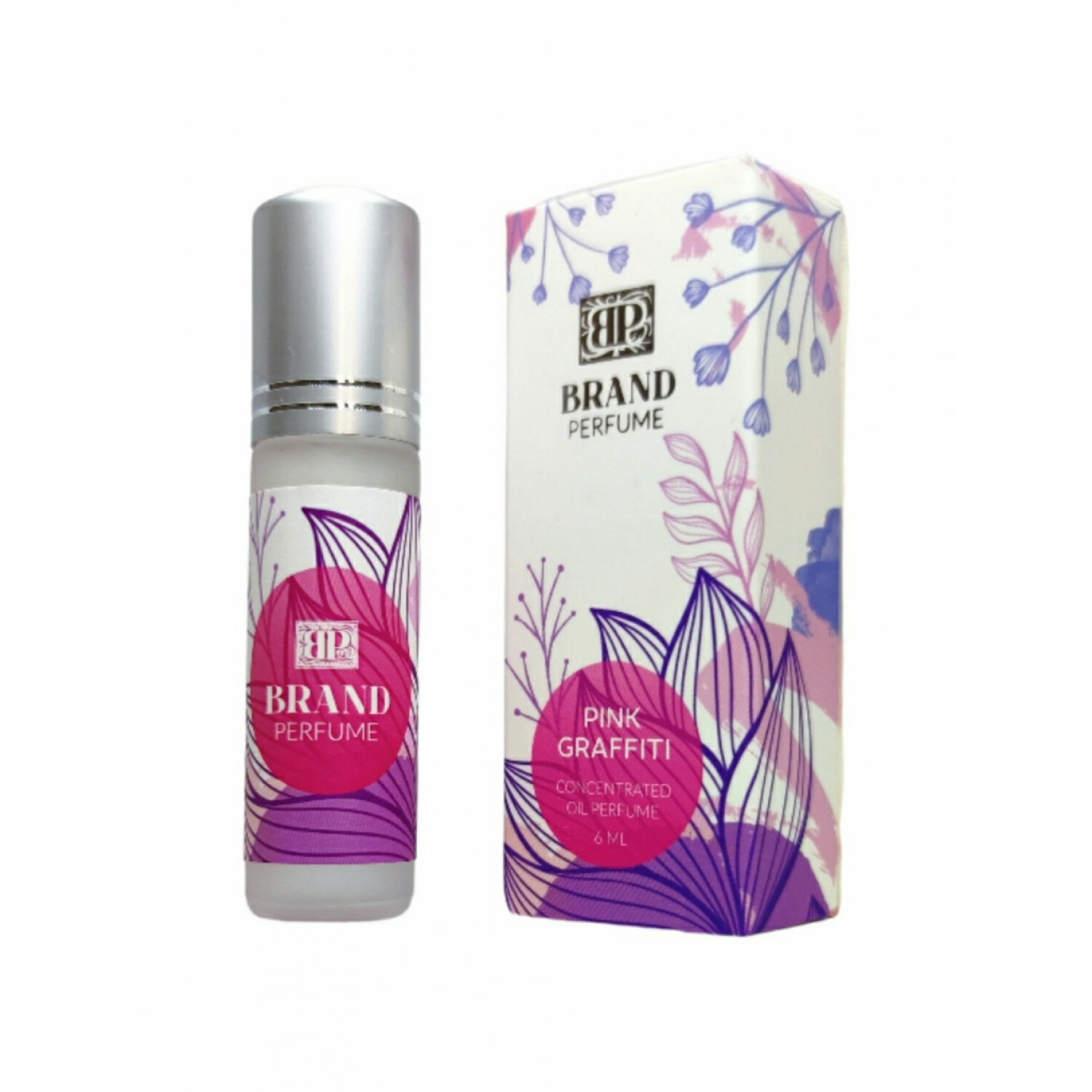 PINK GRAFFITI Concentrated Oil Perfume, Brand Perfume (Концентрированные масляные духи), ролик, 6 мл.
