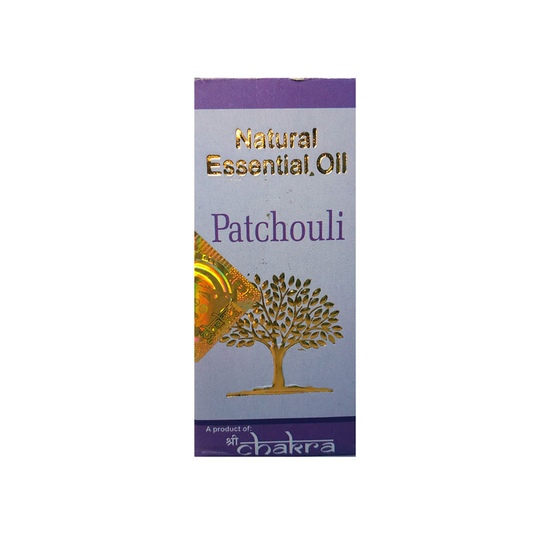 Natural Essential Oil PATCHOULI, Shri Chakra (Натуральное эфирное масло пачули, Шри Чакра), 10 мл.