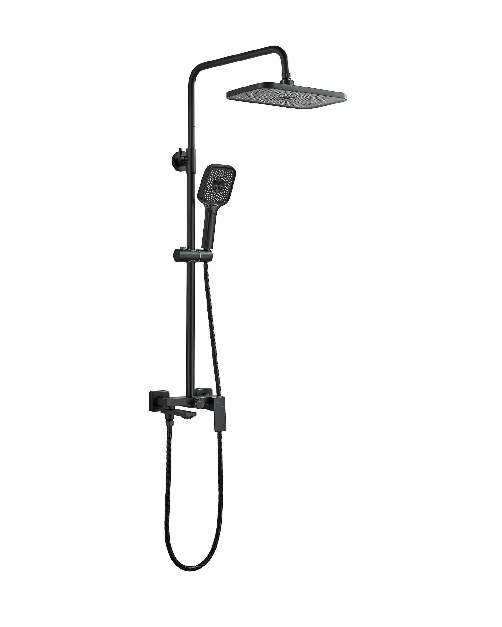 Душевая система Shevanik S9ZN63MC6HWI, черный