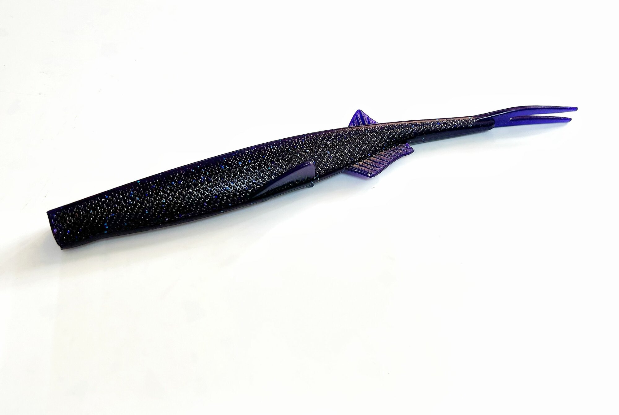 Крупная силиконовая приманка Пелагик Слаг 22 см (свимбейт/ джеркбейт), Фиолетовый , 1 шт.