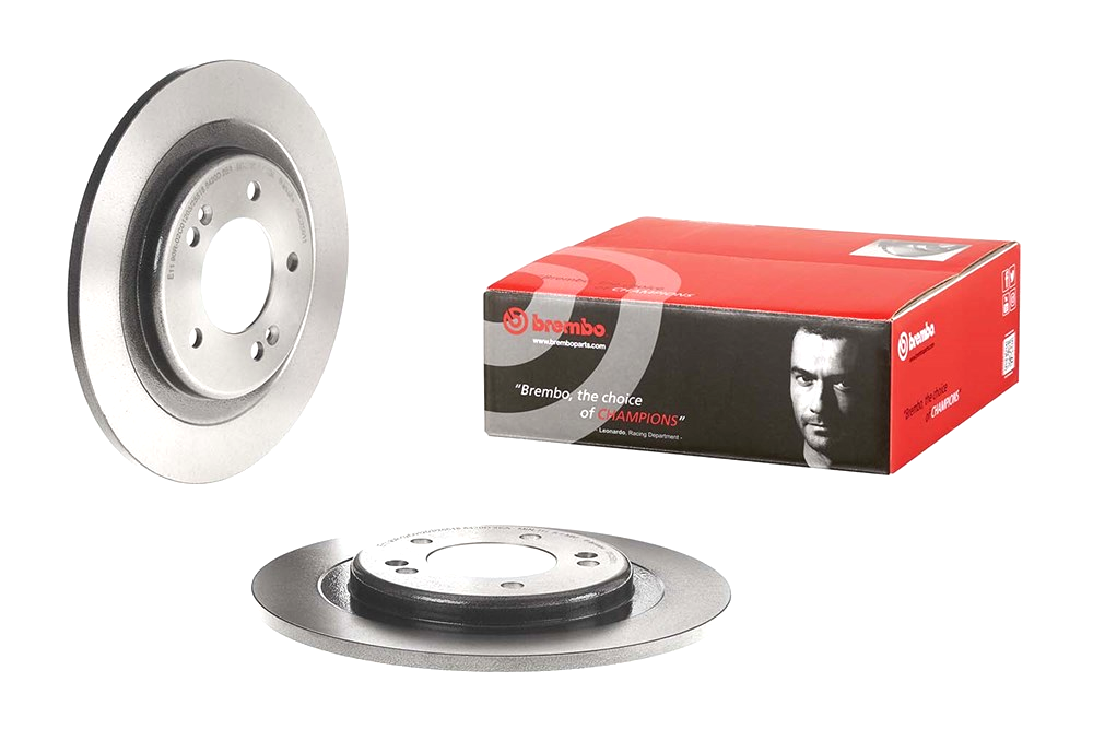 BREMBO 08. c250.11 (08C25011 / 58411A6200 / 6150600) диск тормозной задн. с уф покрытием i30 (gd) 06 (Комплект 2 штуки)