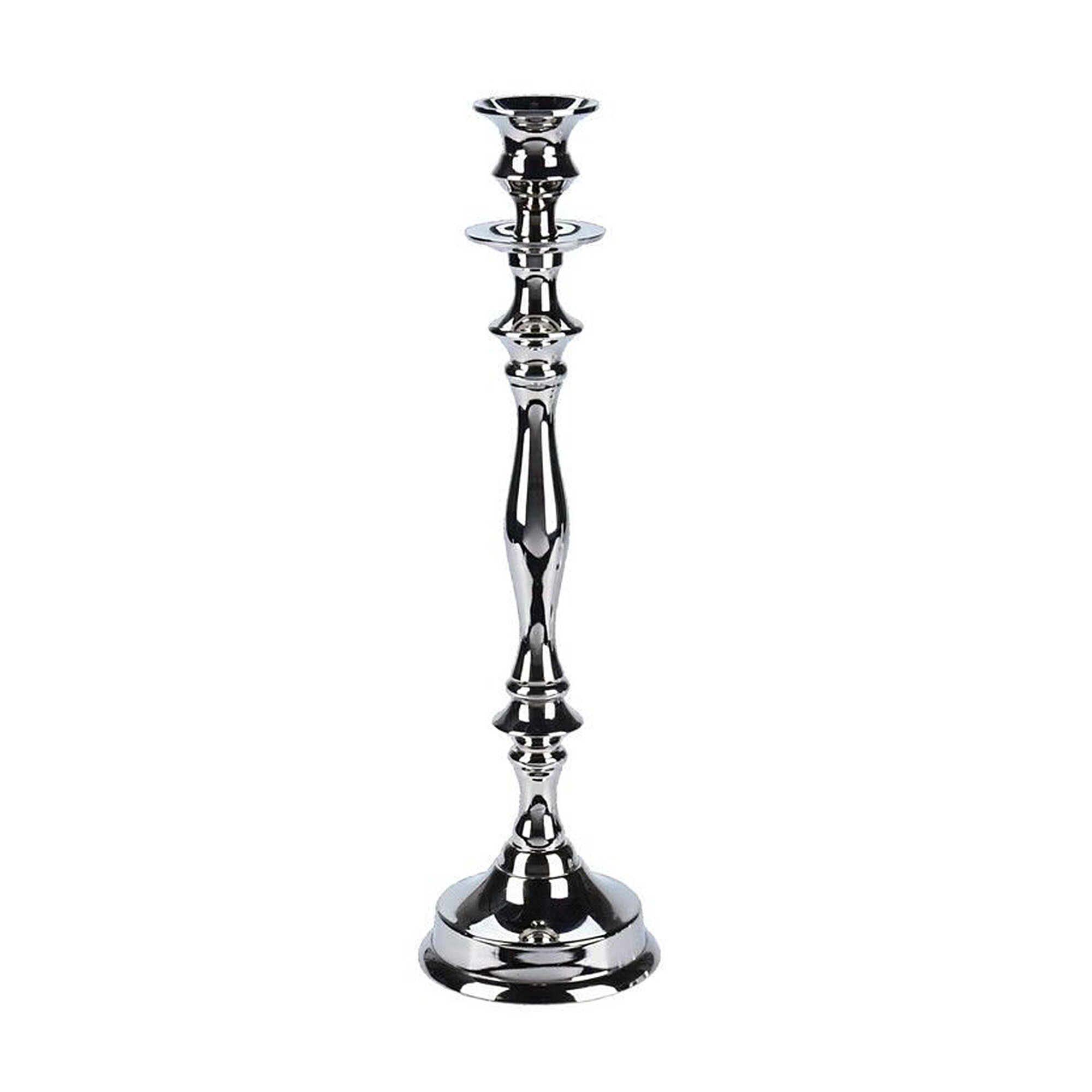Подсвечник Koopman 026643, металл, серебристый, настольный