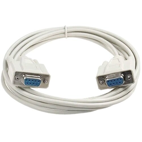 Кабель нульмодемный RS232 9F-9F KS-is KS-366NMb-3 COM порт 0-модемный - 3 метра