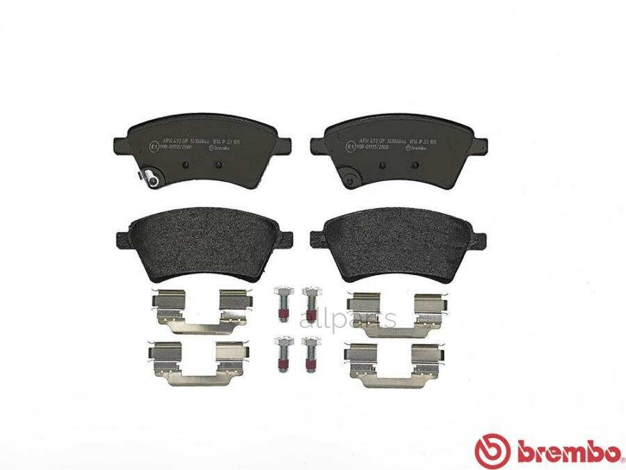 BREMBO P23105 Колодки торм. пер.